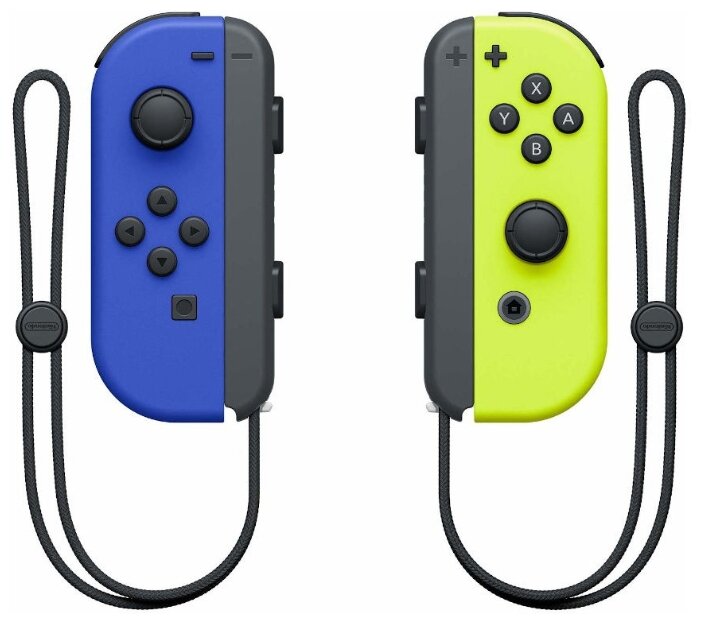 Nintendo Joy Con controllers Duo Neon Blue Neon Yellow